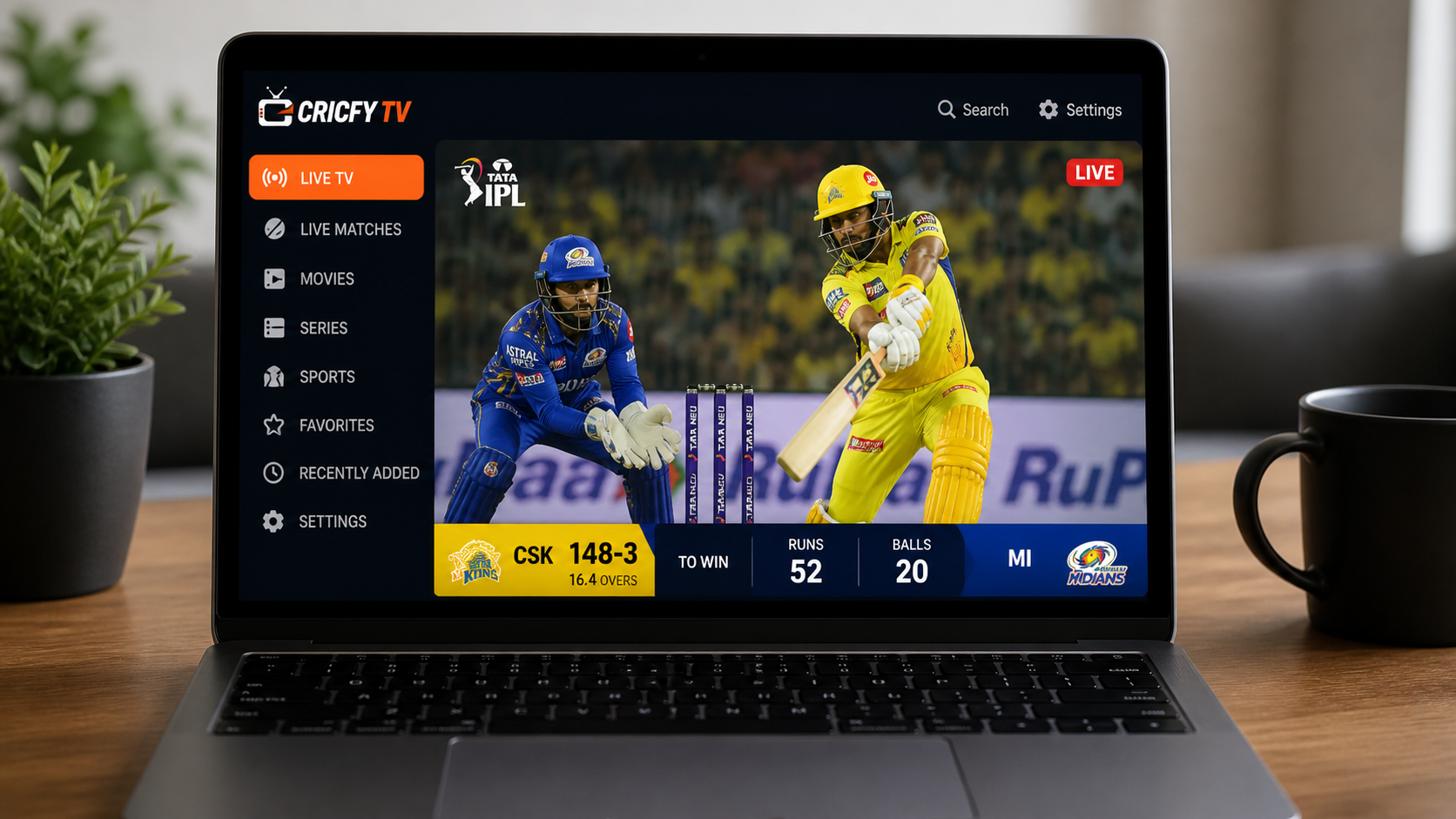 Cricfy TV on Laptop — Install Guide for Windows and Mac